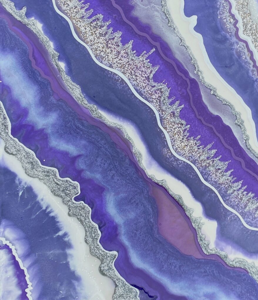 Robin McP Artist - Geode Inspired Fine Epoxy Resin Artwork | Gallery